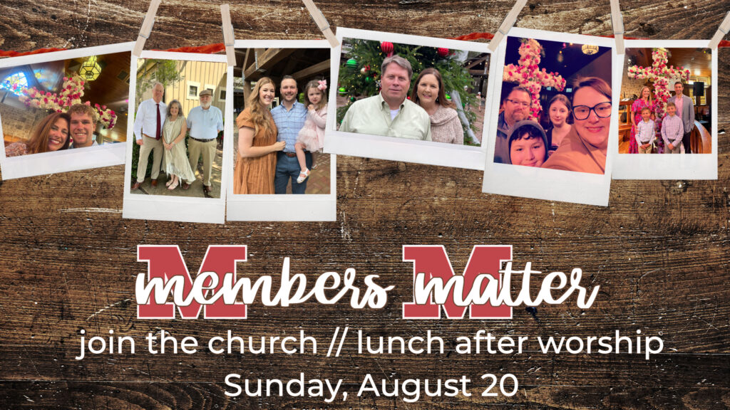 Members Matter - Birmingham United Methodist Church