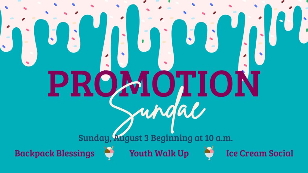 WD PROMOTION Sundae - Birmingham United Methodist Church